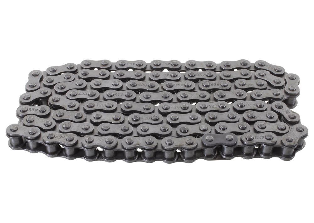 Cadena de moto reforzada 428H-126L - Qumo